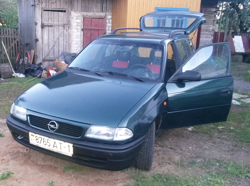 Покрасить то покрасили, только плохо — придется полировать(((( — Opel Astra F, 1,7 л, 1997 года ...