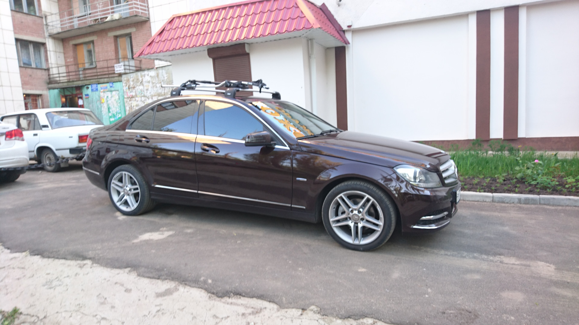 Вело багажник w204 — Mercedes-Benz C-Class (W204), 1,8 л, 2011 года ...