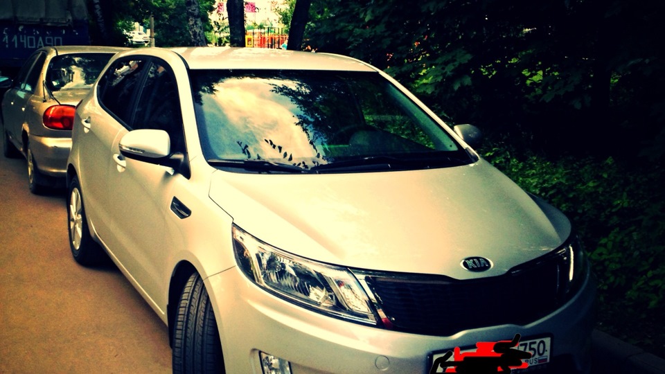 KIA Rio (3G) 1.6 бензиновый 2014 | Silver BOY на DRIVE2