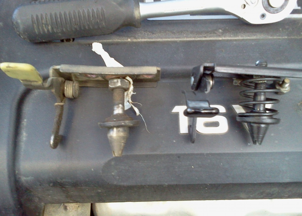 капот -замок:) — Chevrolet Aveo Sedan (1G), 1,4 л, 2007 года | кузовной ...