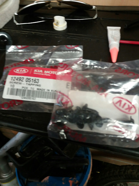 1249205163 ВИНТ-САМОРЕЗ D=3ММ KIA HYUNDAI | Запчасти на DRIVE2