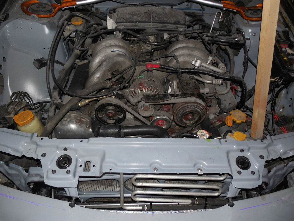 Стройка #024: Охлаждаем EZ30 правильно: сток радиатор от Legacy ...