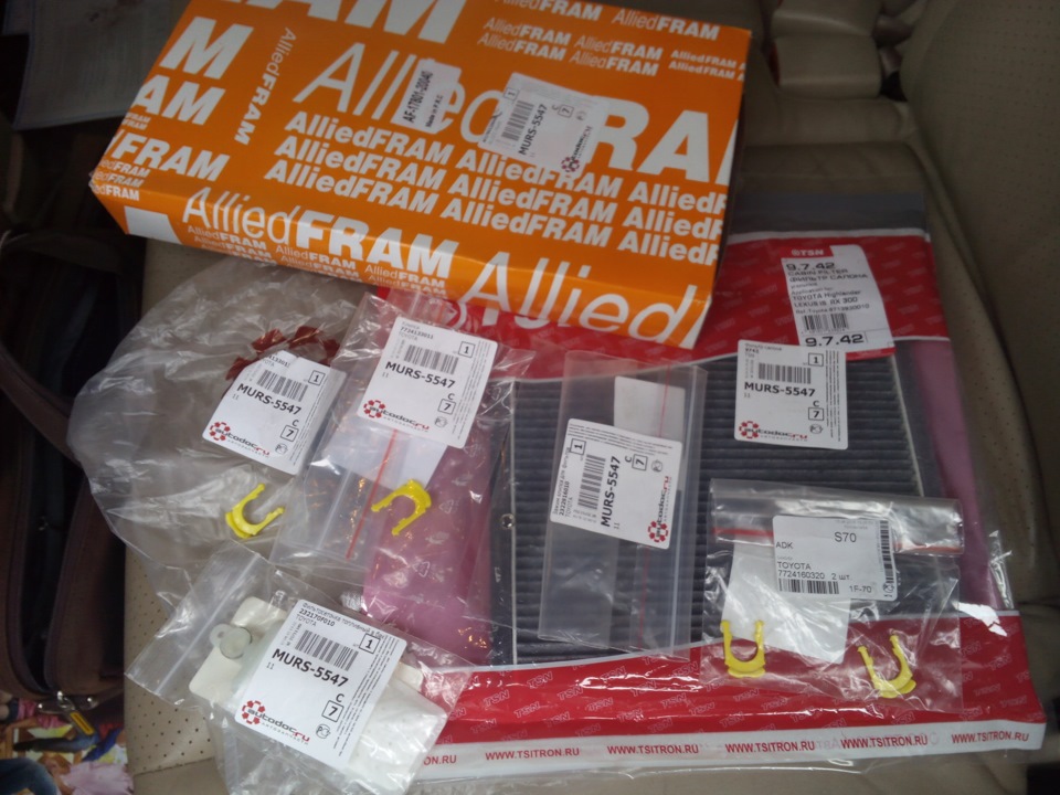 Замена топливного фильтра и сетки — Toyota Highlander (XU20), 3 л, 2001 ...