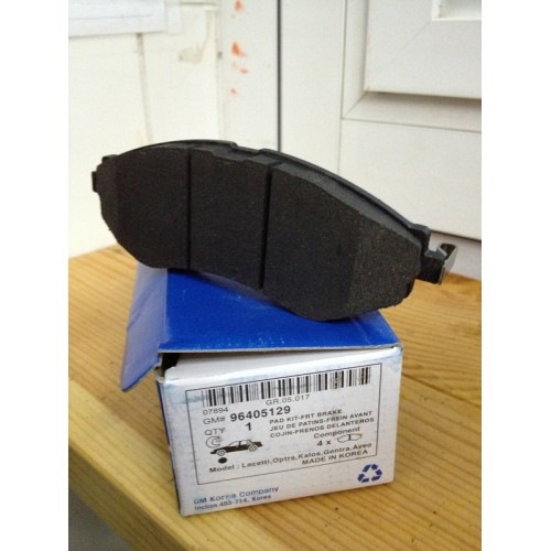 96405129 Колодки тормозные дисковые передние / Daewoo, Chevrolet Aveo ...