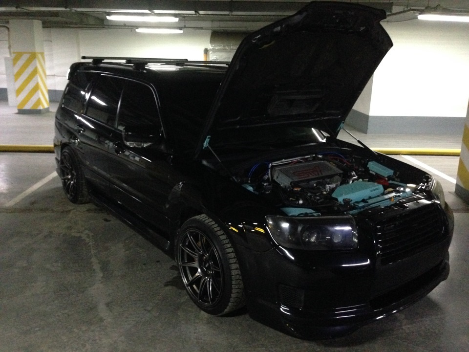 "Подкапотка" в цветовом исполнении "тиффани" от BB WORKS. — BB WORKS (BB Performance) на DRIVE2