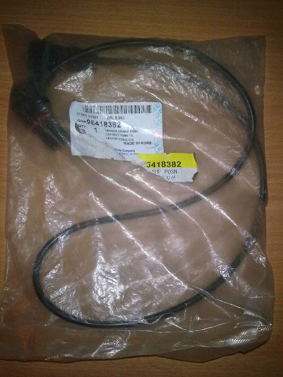 96418382 Датчик положения коленвала GM | Запчасти на DRIVE2