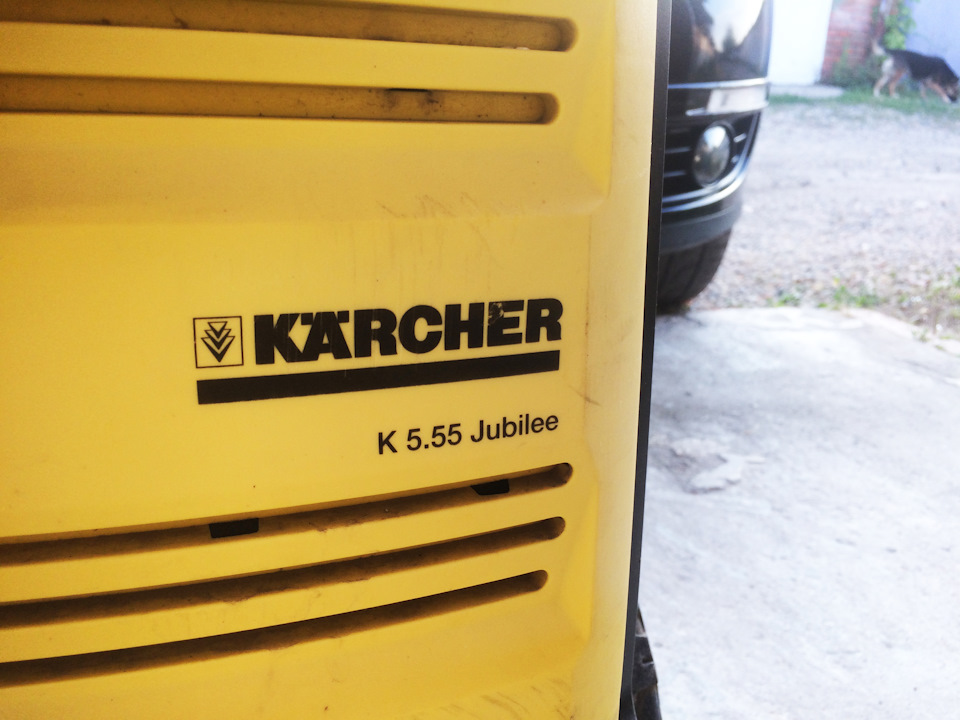 Любимое хобби:-Полировка. (Karcher K 5.55 Jubilee) — Volkswagen Passat B6, 2 л, 2006 года ...