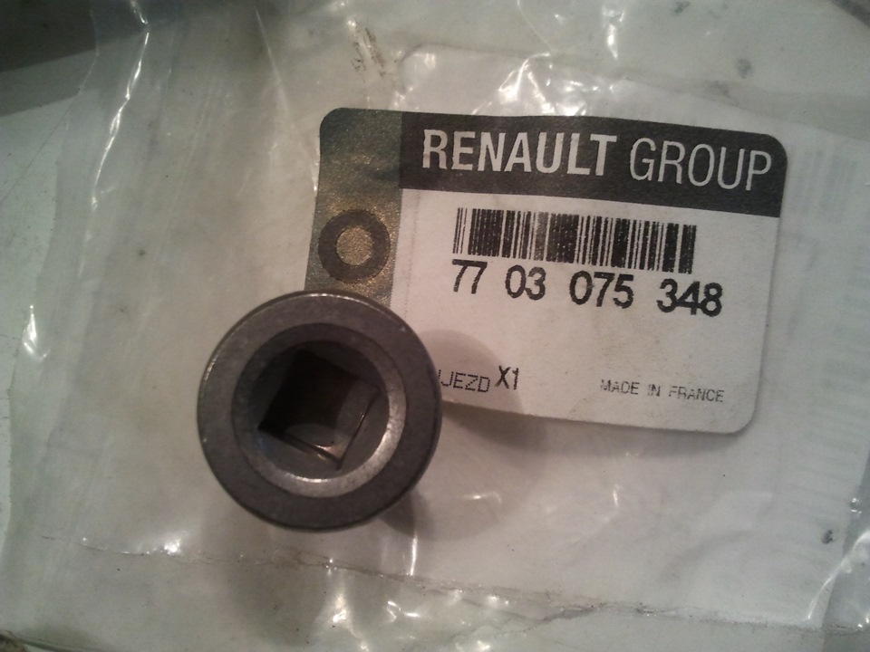 7703075348 Пробка RENAULT | Запчасти на DRIVE2