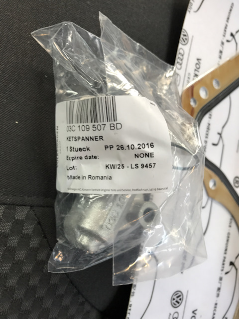 03C109507BD Натяжное устройство цепи VAG | Запчасти на DRIVE2