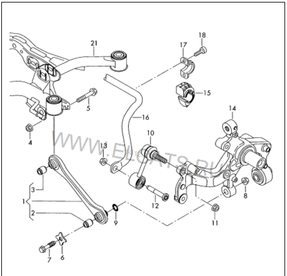 Задняя рычажка. Полная замена. — Volkswagen Passat Variant (B6), 2 л ...