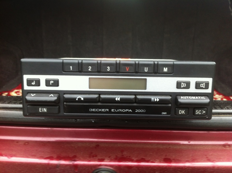 BECKER — Mercedes-Benz E-Class (W124), 2,5 л, 1994 года | автозвук | DRIVE2