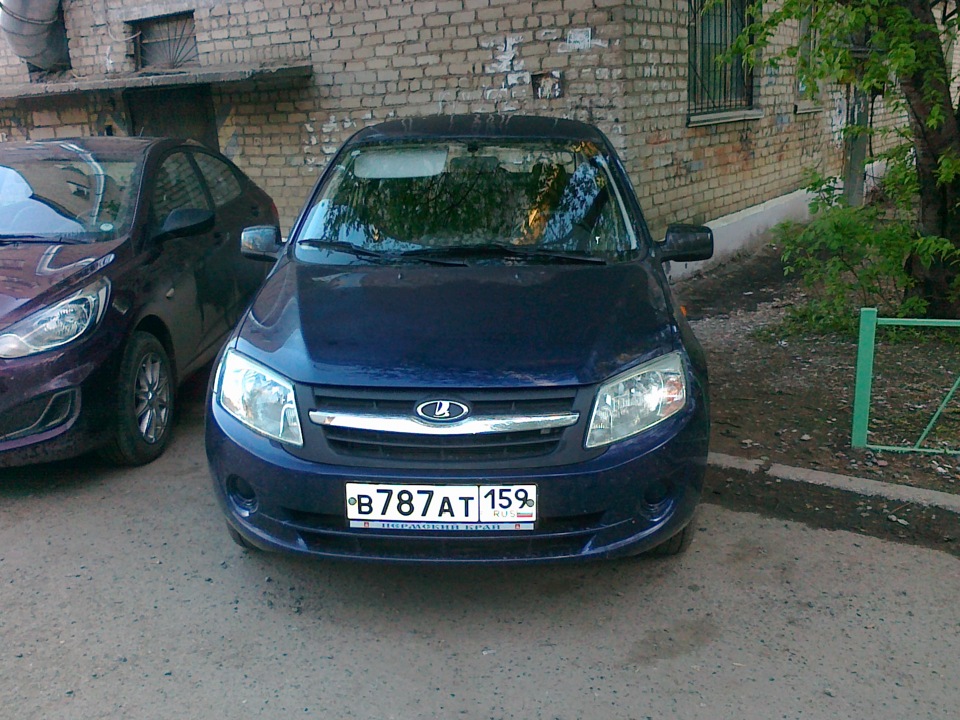 Получил номера — Lada Гранта, 1,6 л, 2012 года | просто так | DRIVE2