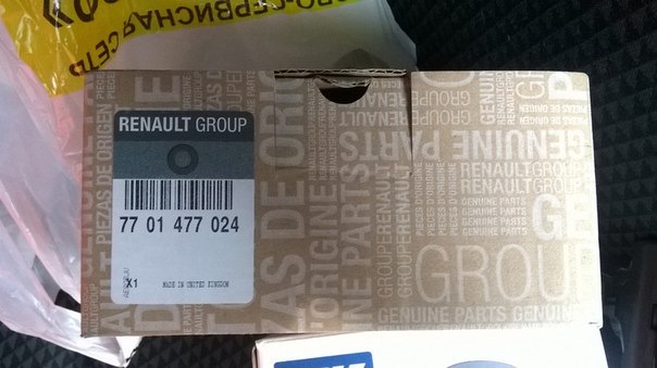 7701477024 Комп ремня грм 180см (зу RENAULT | Запчасти на DRIVE2