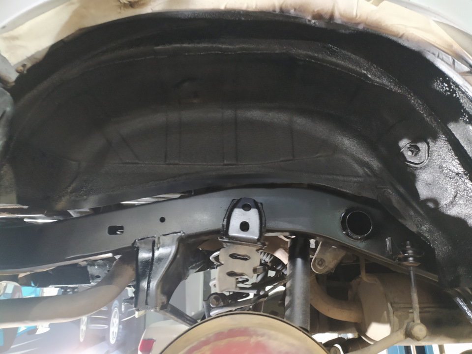 Обработка арок и раму с кузовом — Toyota Surf (185), 3 л, 1997 года ...