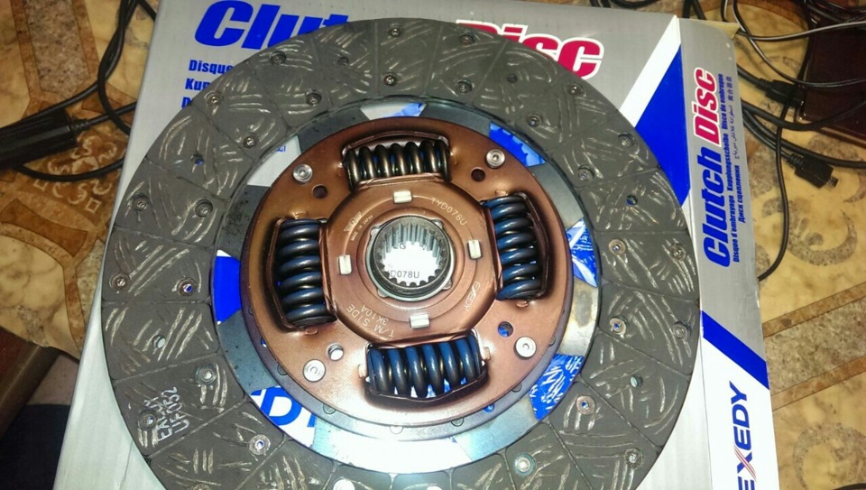 Диск сцепление — Toyota Land Cruiser 80, 4,2 л, 1997 года | визит на ...