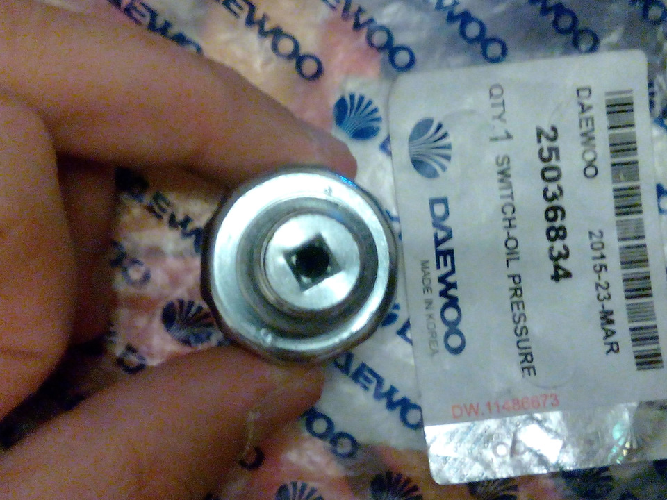 25036834 Датчик давления масла GM | Запчасти на DRIVE2