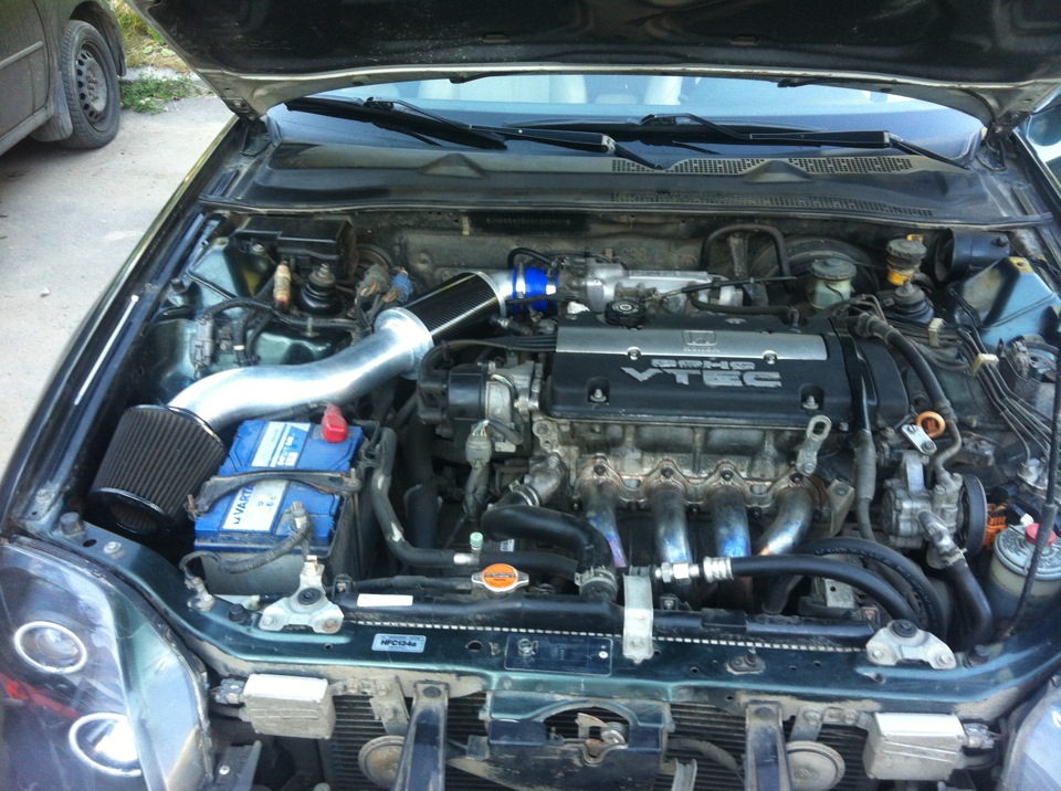 Собственно, холодный впуск. Установка. — Honda Prelude (BB5/BB6/BB7/BB8 ...