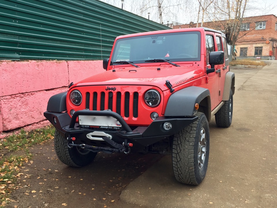 бампер — Jeep Wrangler (JK), 2,8 л, 2015 года | тюнинг | DRIVE2