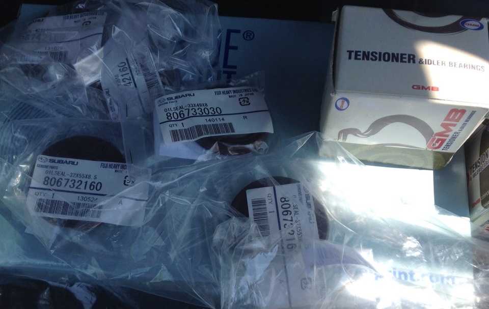 Замена ремня ГРМ и масла в двигателе — Subaru Forester (SG), 2 л, 2007 ...