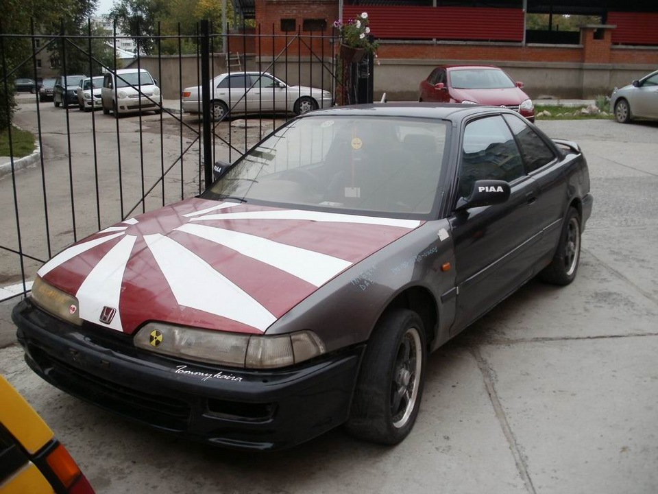 Теперь с бампером — Honda Integra (DA5-DA9/DB1-DB2), 1,6 л, 1991 года ...