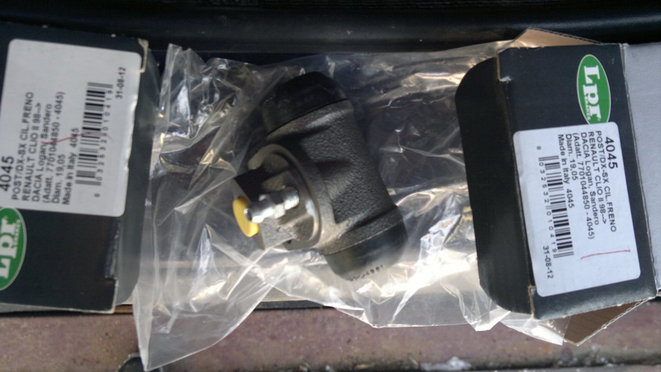 7701044850 Колесный тормозной цилиндр RENAULT | Запчасти на DRIVE2