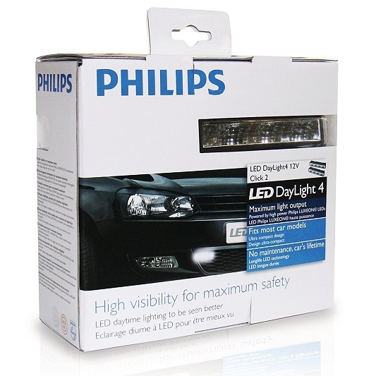 ДХО Philips LED DayLight 4 — Hyundai Solaris (1G), 1,6 л, 2012 года ...