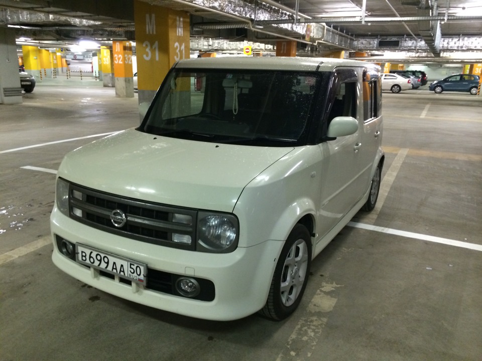 Встретились таки. — Nissan Cube II, 1,4 л, 2004 года | фотография | DRIVE2