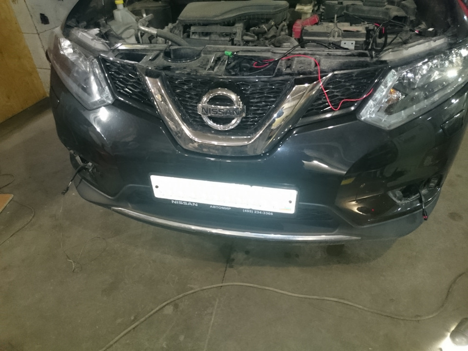 Противотуманные фары — Nissan X-Trail III (t32), 2 л, 2015 года ...