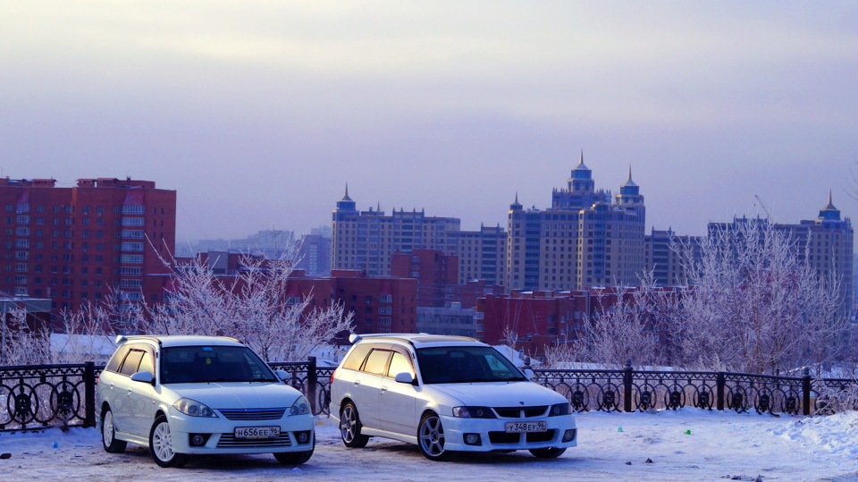 Winter Day Photoset — Nissan Wingroad (Y11), 1,8 л, 1999 года ...