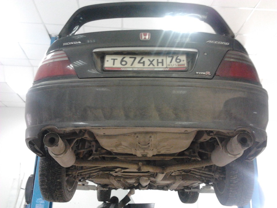 Выпускная трасса — Honda Accord Type R (CH1), 2,2 л, 1999 года | тюнинг ...