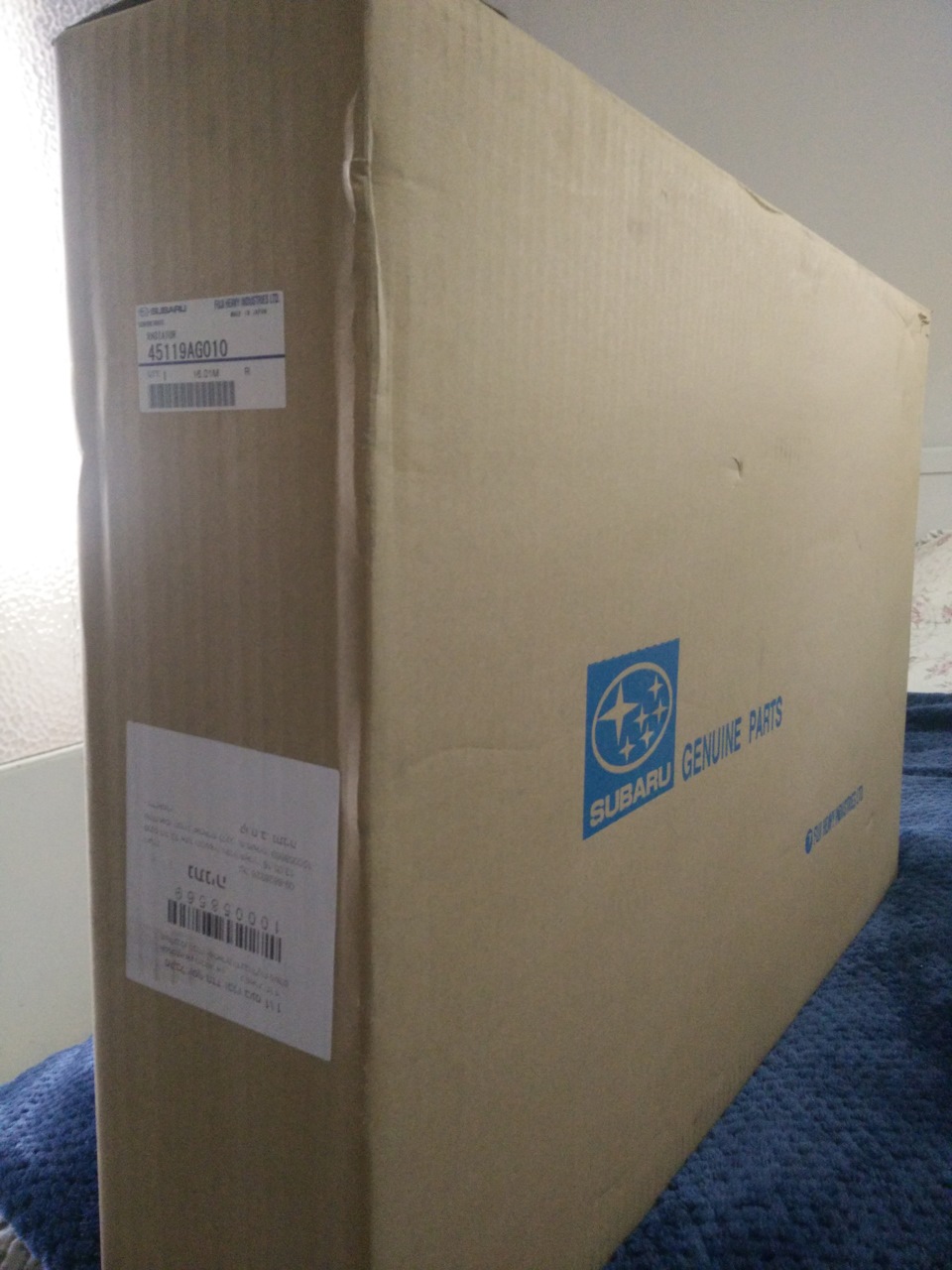 45119AG010 Радиатор LEGACY 2,0-2,5/IMPREZA WRX 03-/FORESTER 07- SUBARU ...