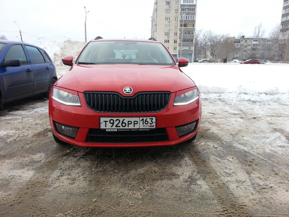 Про рамку — Skoda Octavia Combi A7 Mk3, 1,8 л, 2014 года | стайлинг | DRIVE2