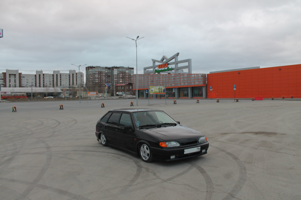 Новый зимний облик. — Lada 2114, 1,6 л, 2013 года | колёсные диски | DRIVE2