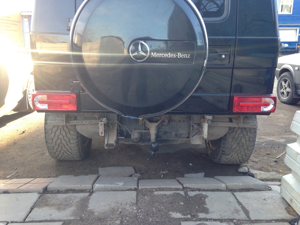 Убираем обвес Brabus GV12 — Mercedes-Benz G-Class (W463 1G), 3,2 л ...