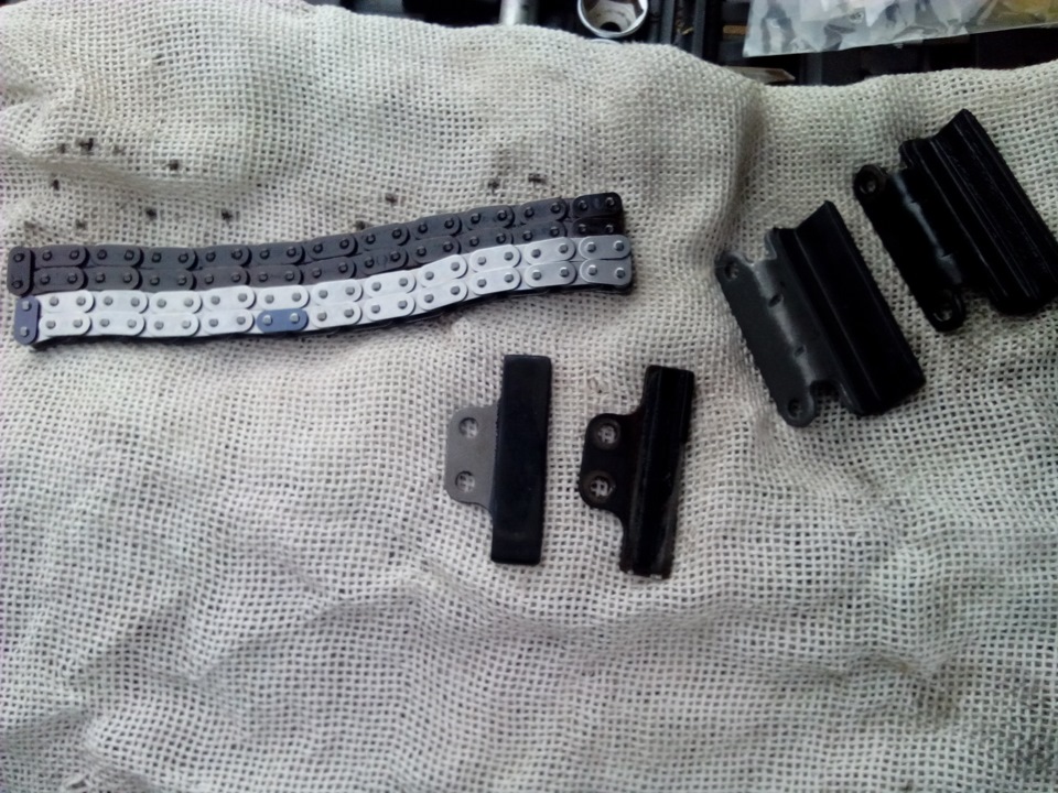 замена цепи распредвалов — Hyundai Lantra II, 1,6 л, 1996 года | своими ...