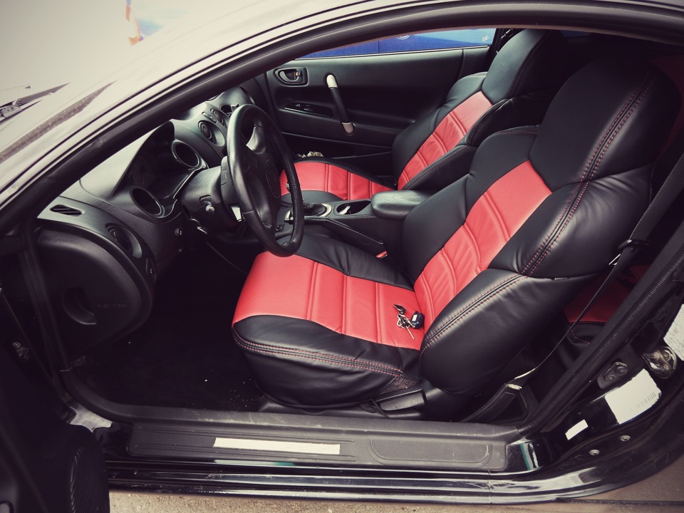 Чехлы Dinas — Mitsubishi Eclipse (3G), 2,4 л, 2000 года | стайлинг | DRIVE2