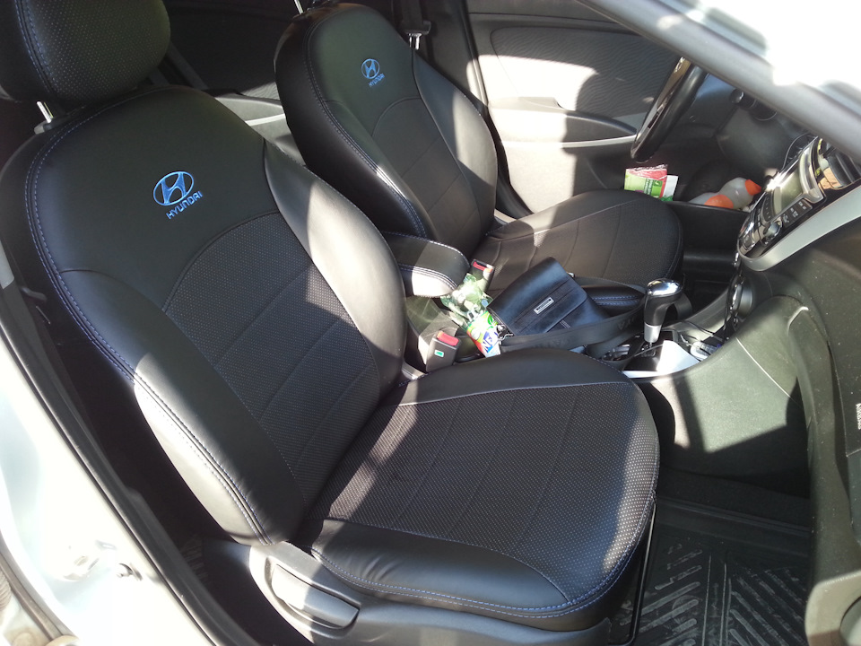 Чехлы Автофрант. — Hyundai Solaris (1G), 1,6 л, 2011 года | аксессуары ...