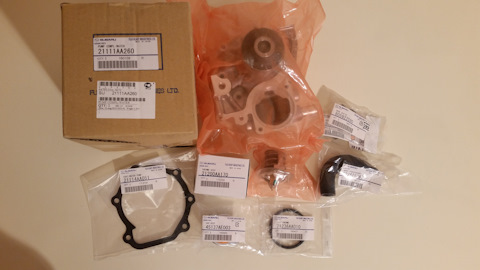 21111AA260 Помпа водяная SUBARU | Запчасти на DRIVE2