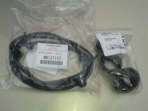 MN137117 Прокладка крышки ГБЦ OEM Mitsubishi | Запчасти на DRIVE2