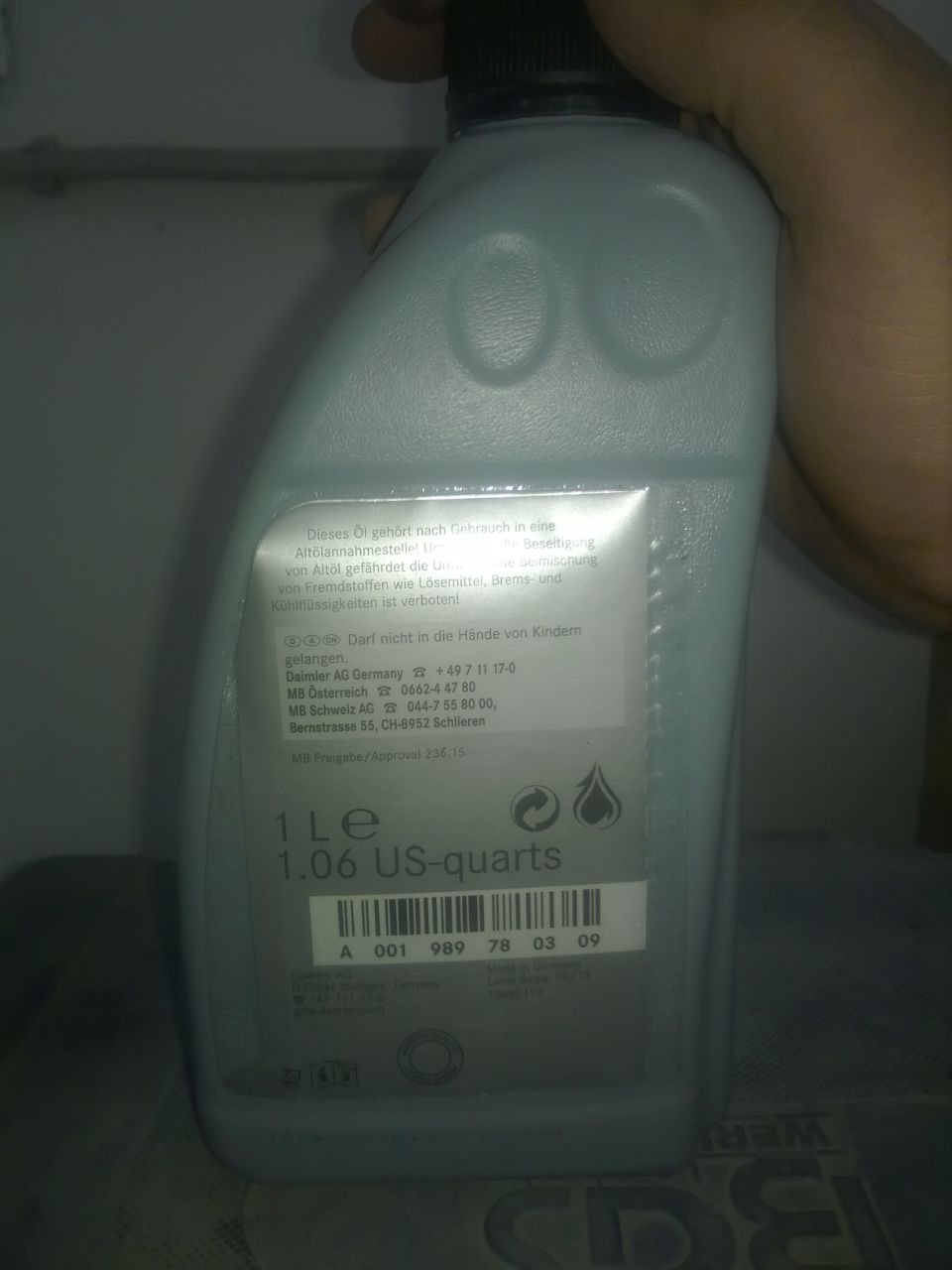 A001989780309 Масло atf 1л Mercedes | Запчасти на DRIVE2