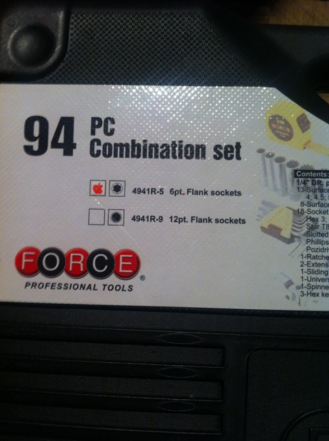 4941R9 Набор инструмента FORCE, предмета FORCE | Запчасти на DRIVE2