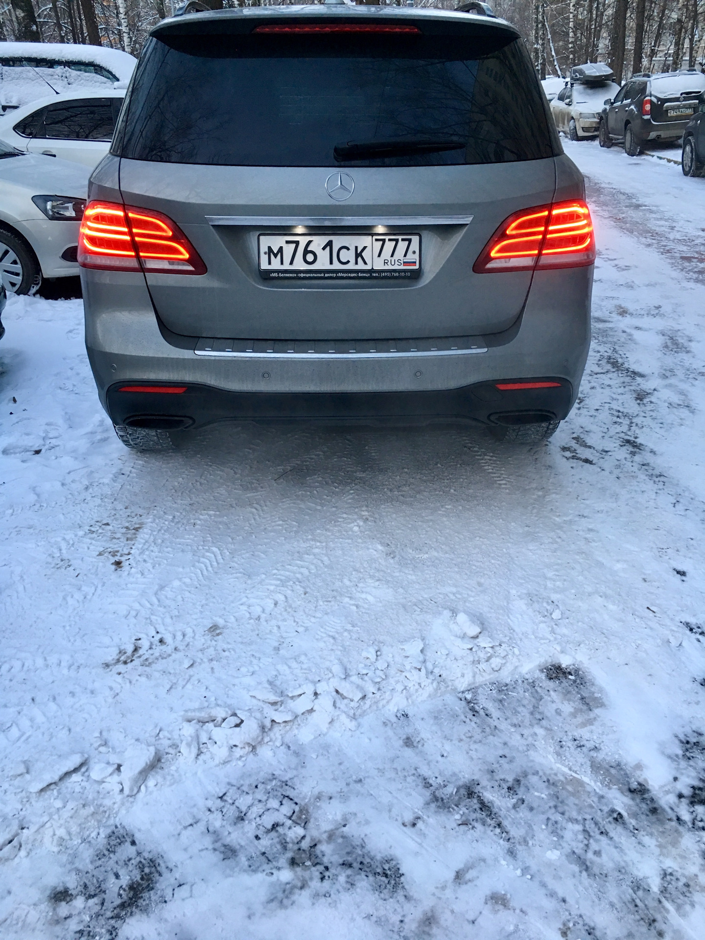 Доработка задницы или закончим найт пакет — Mercedes-Benz GLE-Class (W166), 3 л, 2016 года ...