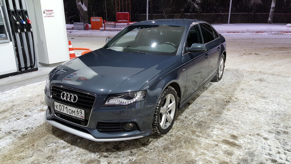 Audi A4 (B8) 3.0 дизельный 2011 | 3.0 TDi Стильный серый на DRIVE2