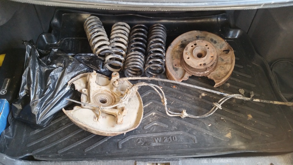 Приехали запчасти… — Mercedes-Benz E-Class (W210), 4,3 л, 2000 года ...