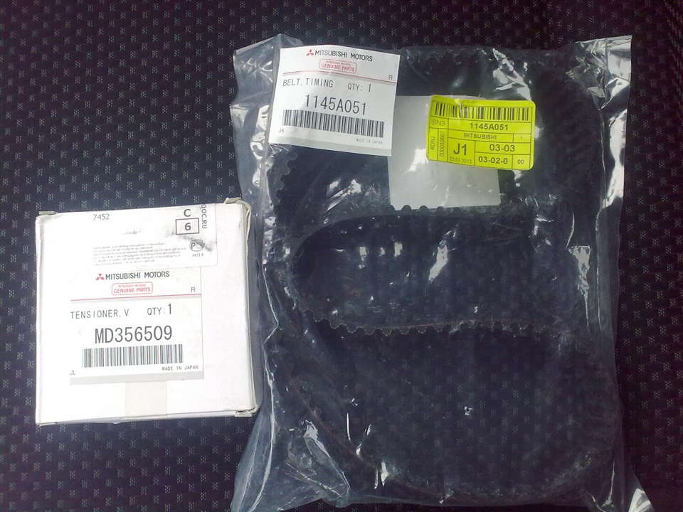 Замена ГРМ — Mitsubishi Lancer IX, 1,6 л, 2007 года | визит на сервис ...