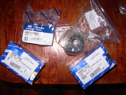 5483025010 Стойка стабилизатора переднего левая KIA HYUNDAI | Запчасти ...