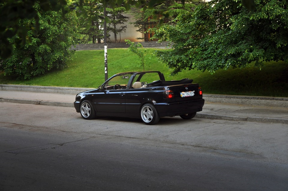 Одним чудесным деньком) — Volkswagen Golf Cabriolet Mk3, 2 л., 1997 ...