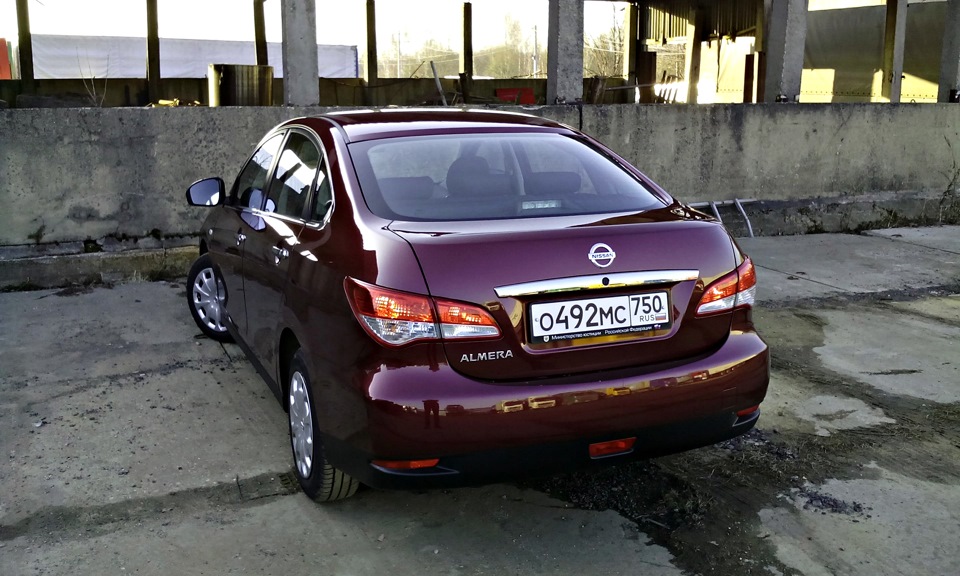 Просто так))) — Nissan Almera V (G11/15), 1,6 л, 2015 года | фотография | DRIVE2