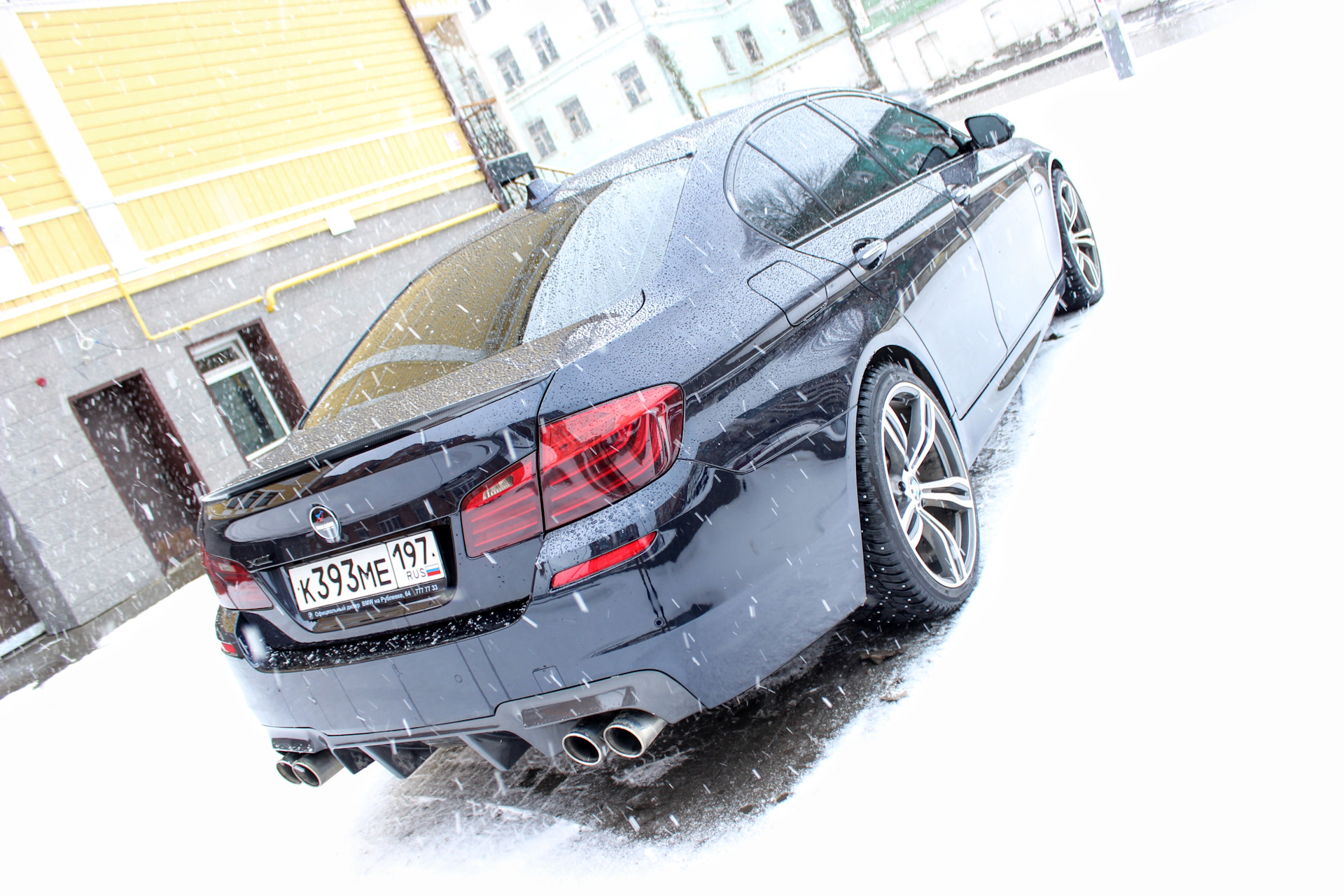 Russian Winter Photo & R20 Wheels M5 style — BMW 5 series (F10), 2 л ...
