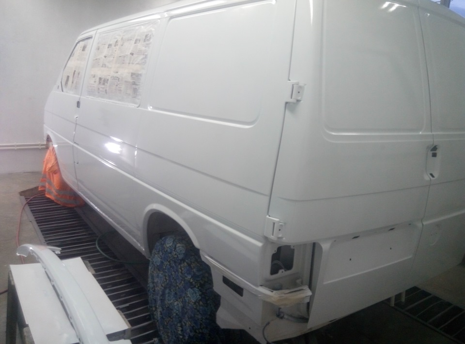 полная покраска кузова — Volkswagen Transporter T4, 2,4 л, 1999 года ...